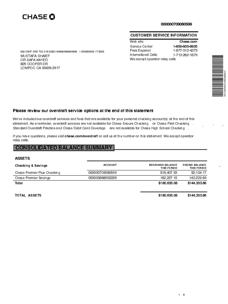 List | PDF | Overdraft | Transaction Account