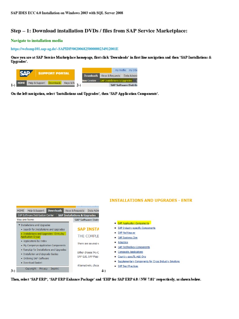 Sap Ides Ecc 6 | PDF | Installation (Computer Programs) | Java (Programming Language)
