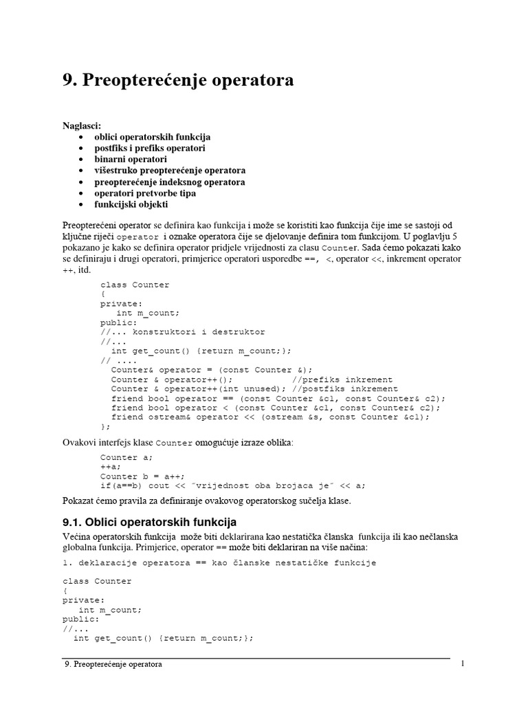 Lek09 PreopterecenjeOperatora | PDF