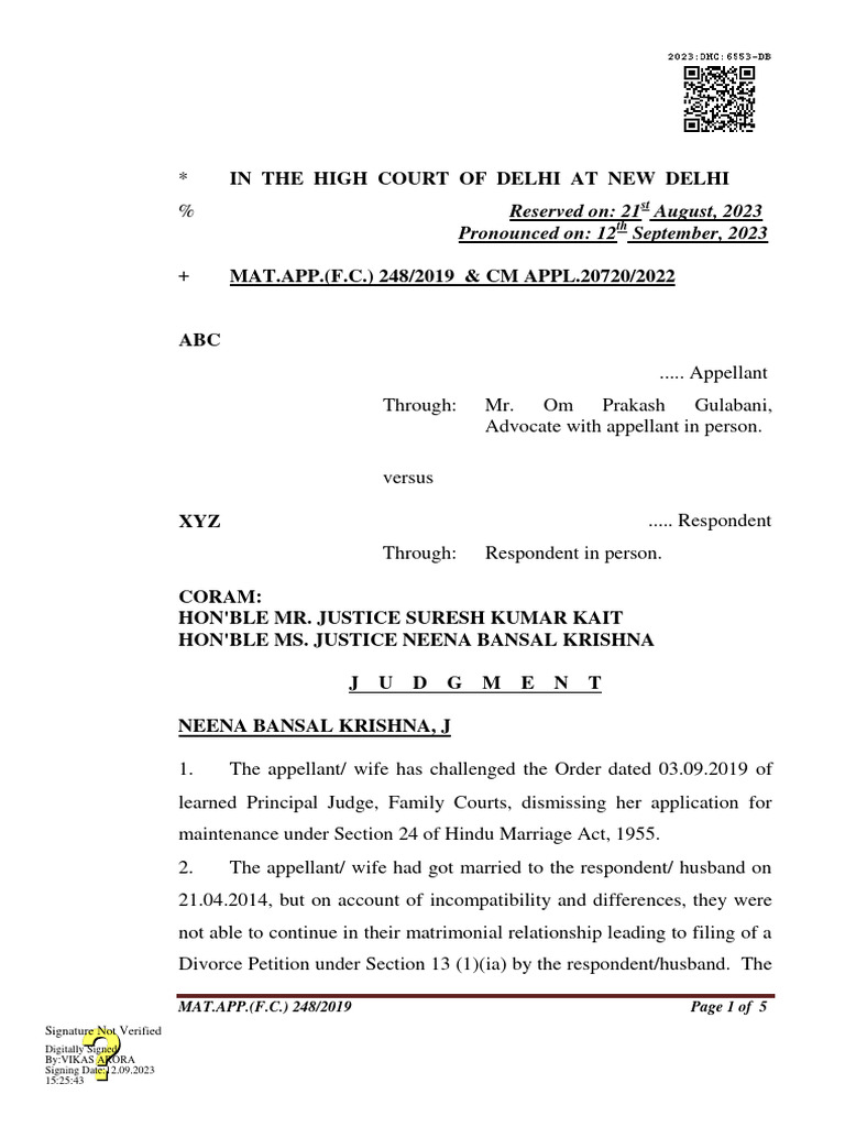 Judgment Pdf Divorce Appeal