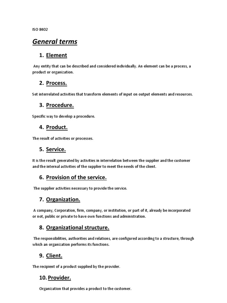 ISO 8402 English | PDF | Quality Management System | Quality (Business)