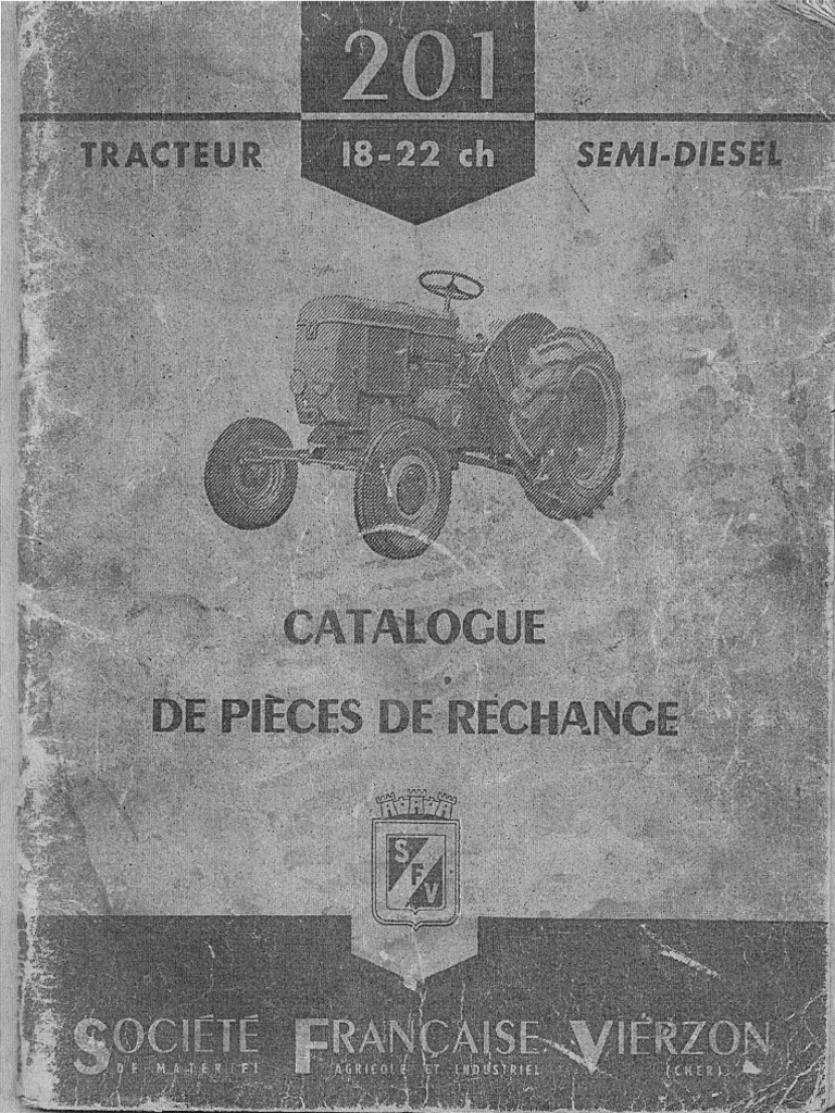 SFV 201 Premiere Generation Vues Eclatees 1 Partie | PDF