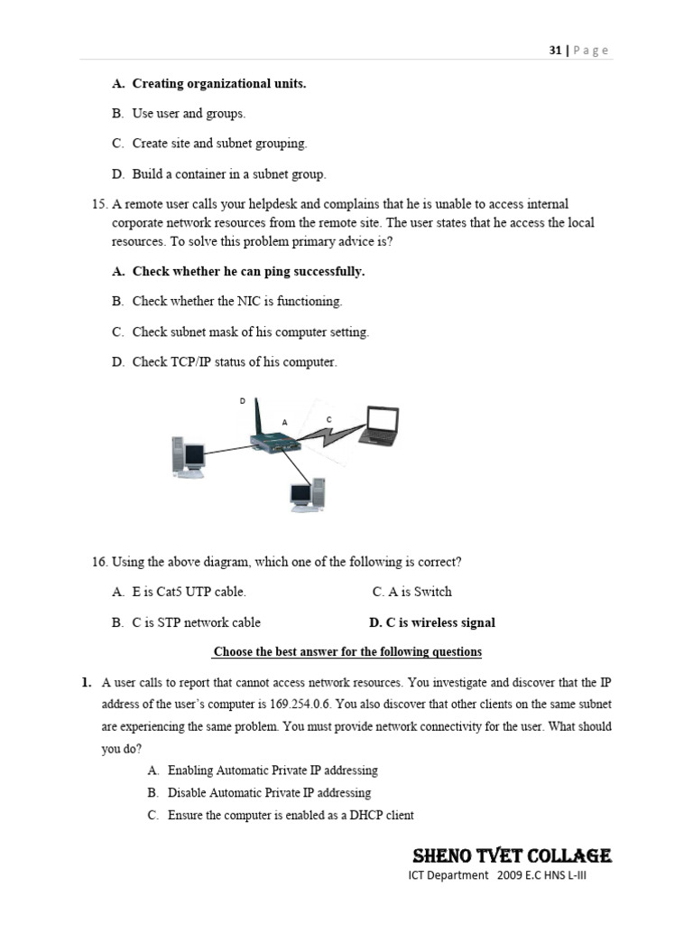 Coc 2009 31-40 | PDF | Computer Network | Ip Address
