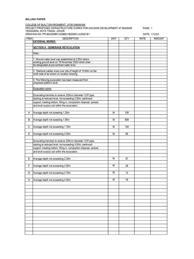 Billing Paper | PDF