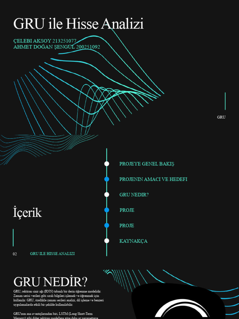 GRU Ile Hisse Analizi PROJE | PDF