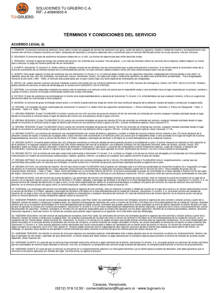 Terminos Condiciones | PDF