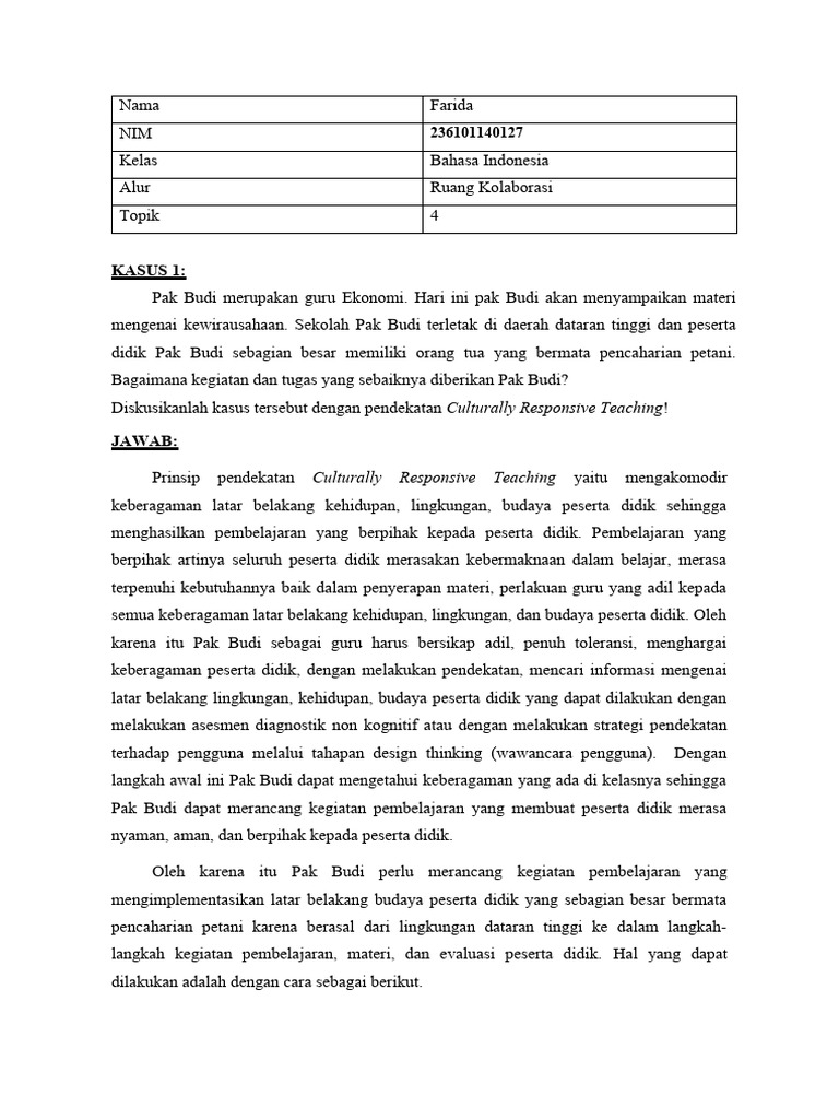 Farida - Ruang Kolaborasi Kelompok | PDF