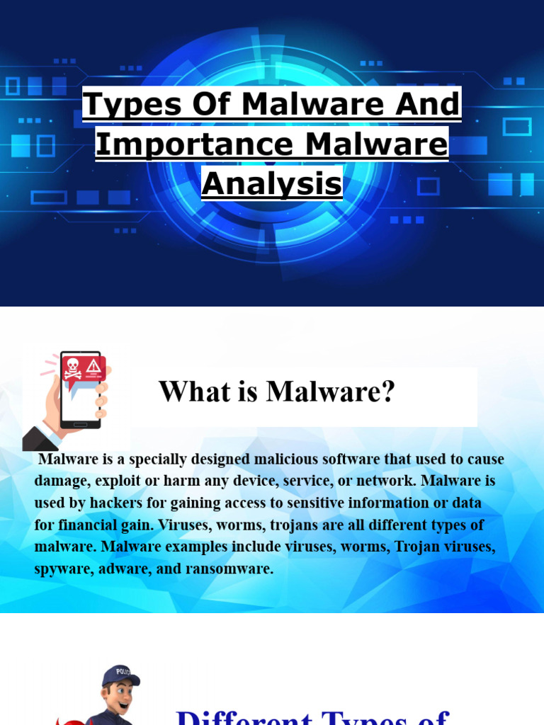 Types of Malware and Importance of Malware Analysis | PDF | Malware ...