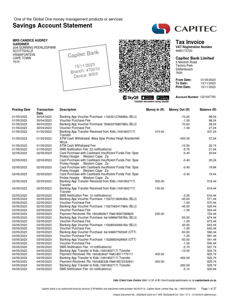Account Statement | PDF
