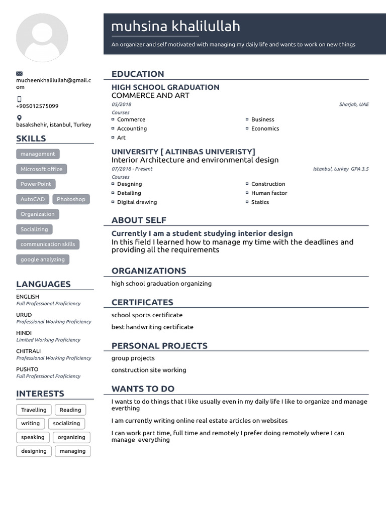 Muhsina's Resume | PDF