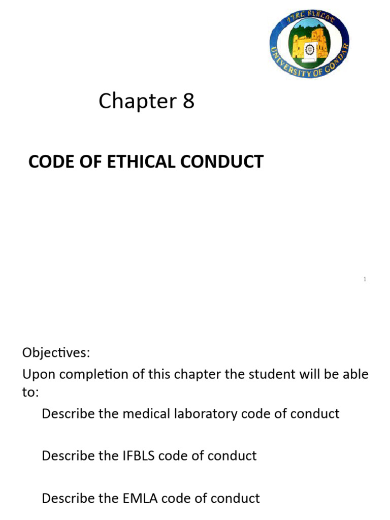 Medical Laboratory Code of Ethics Overview | PDF | Medical Laboratory ...