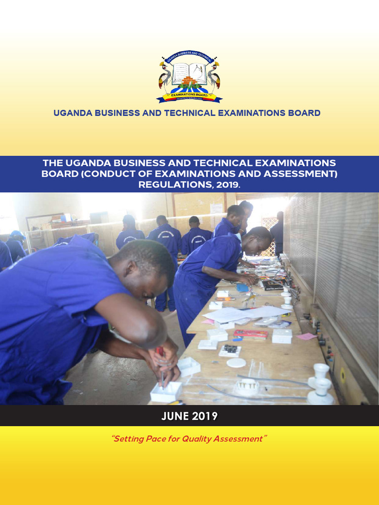 UBTEB Examinations Regulations June 2019 | PDF