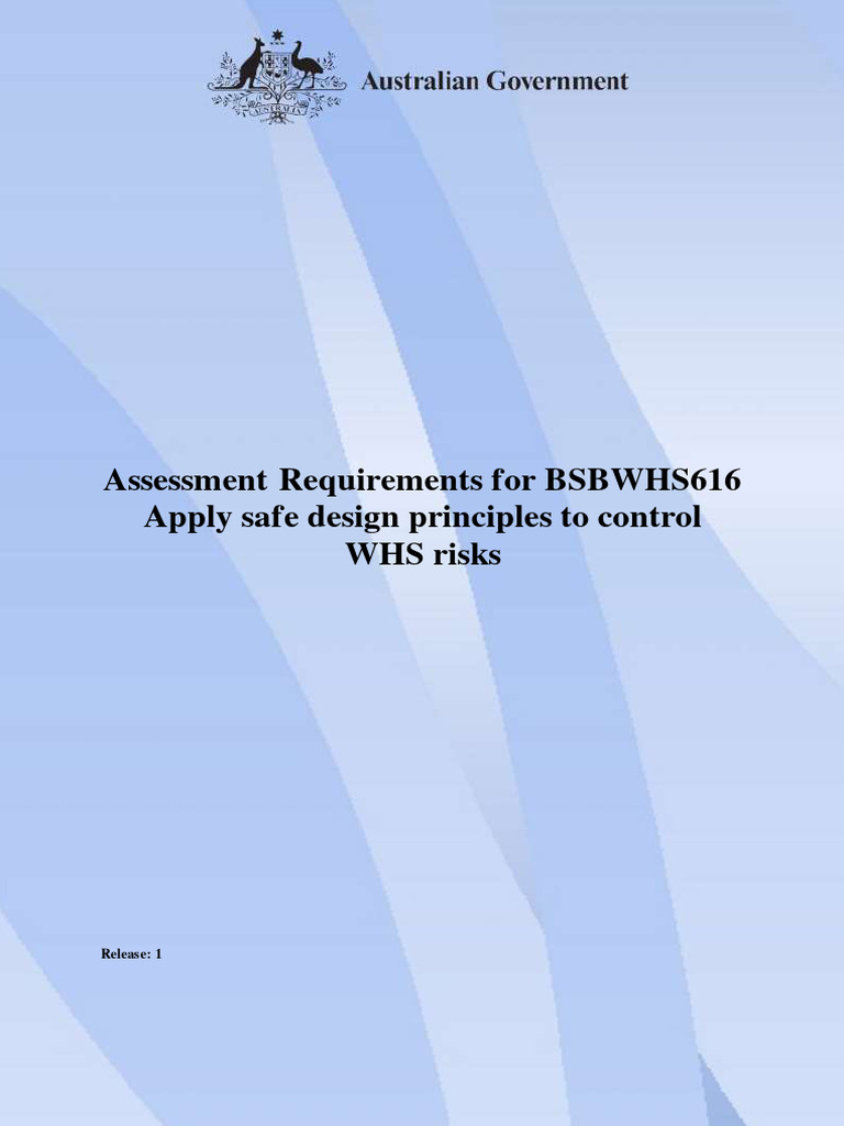 WHS Risk Control through Safe Design | PDF