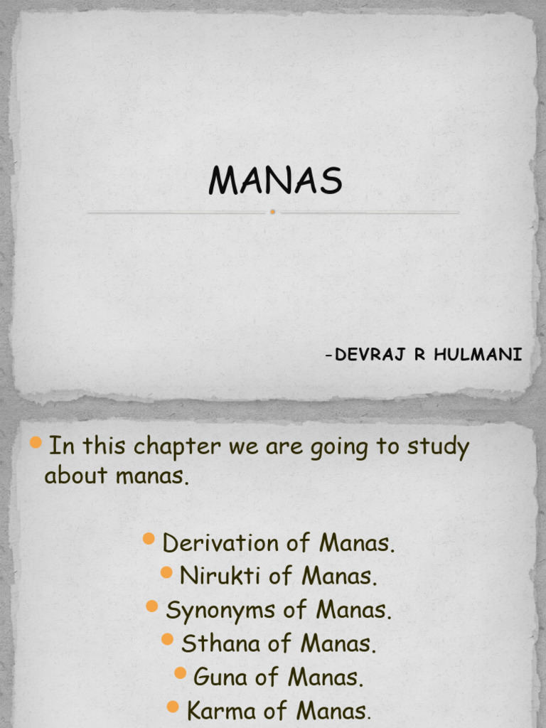 Manas PPT 2 | PDF | Mind | Cognitive Science