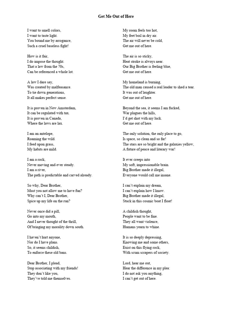 Get Me Out of Here | PDF | Law | Home & Garden