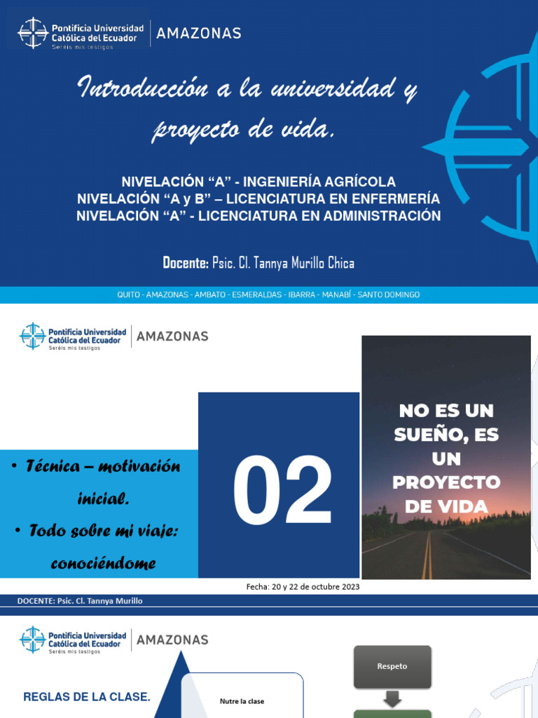 Clase 2 - Proyecto de Vida | PDF