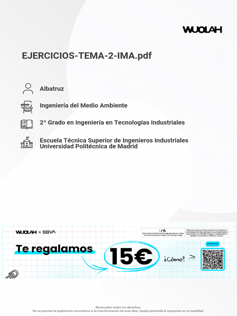 Ejercicios Tema 2 Ima | PDF | Ingeniería | Science
