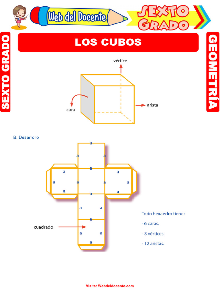 Los Cubos para Sexto Grado de Primaria | PDF