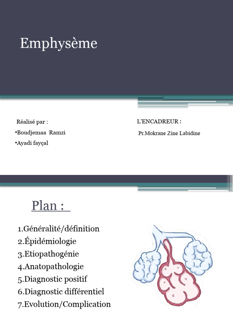 Emphysème et BPCO : État des lieux | PDF | Bronchopneumopathie ...