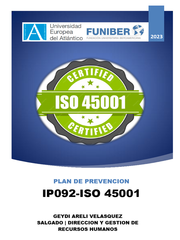 IP092-CP-CO-Esp - v0r0 Geydi Velásquez | PDF | Auditoría | Seguridad y salud ocupacional