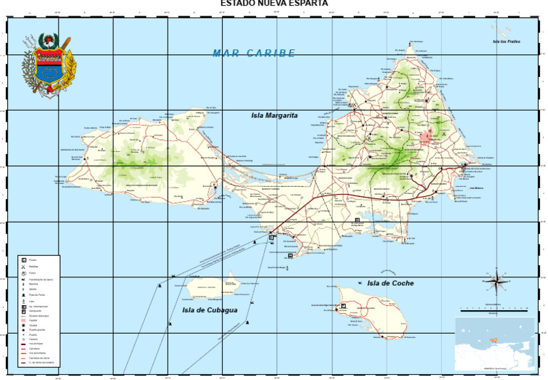 Nueva Esparta Mapa Vial | PDF