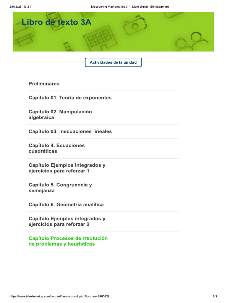 Discovering Mathematics 3A - Contenido | PDF | Tecnología e ingeniería