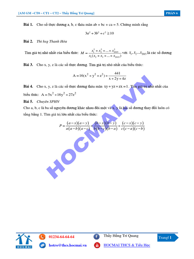 BDT AM GM Phan 6 BTTL | PDF