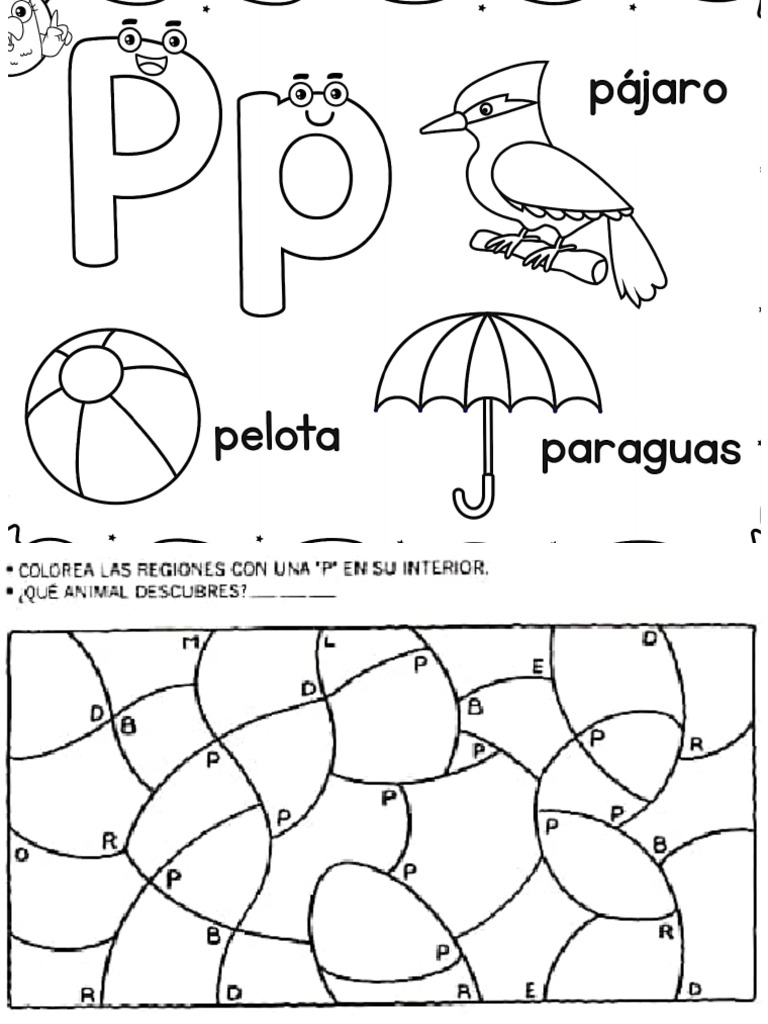 Actividad Con La Letra P | PDF