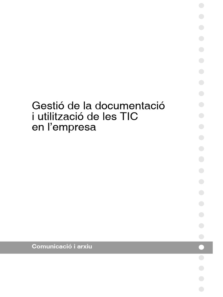 Gestio de La Docum I Utilit de Les TIC A L Empresa | PDF