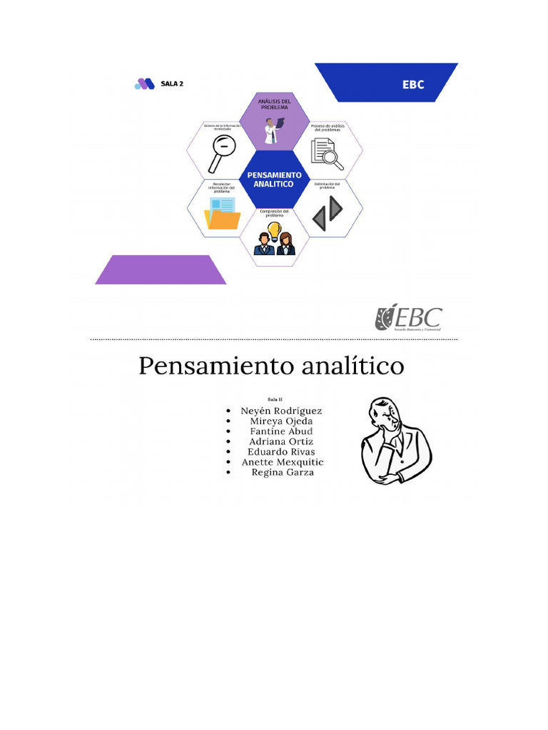 Analisis Del Problema Pensamiento Analítico | PDF