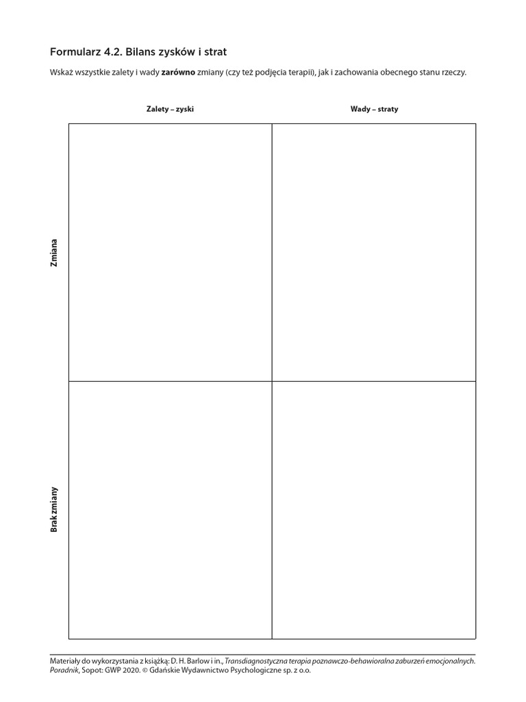 Formularz 4.2. Bilans Zysków I Strat | PDF