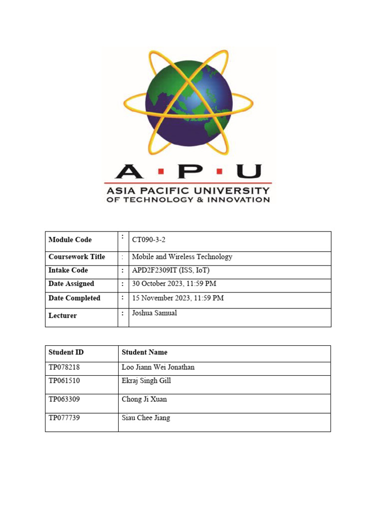 MWT Group Assignment Final | PDF | File Transfer Protocol | Computer ...