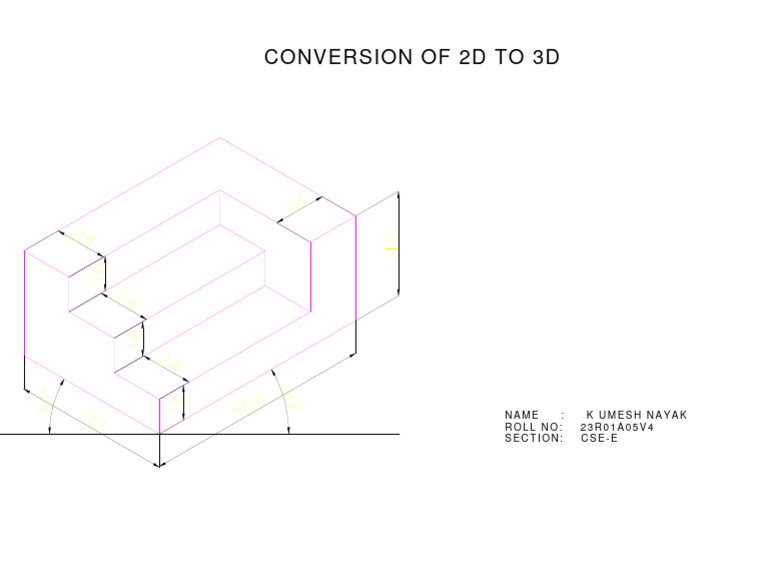 23-5V4 Conversion of 2d To 3d | PDF