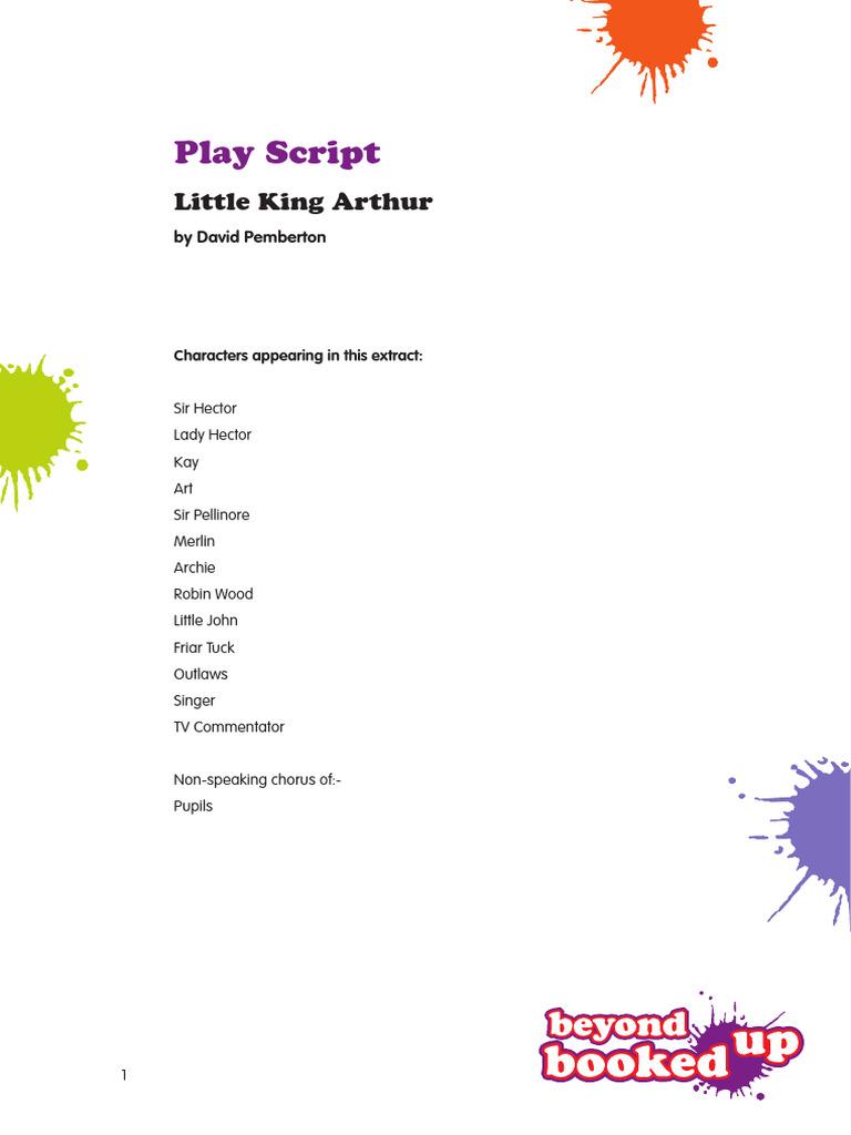 3 Exploring-Stories Play-Script | PDF