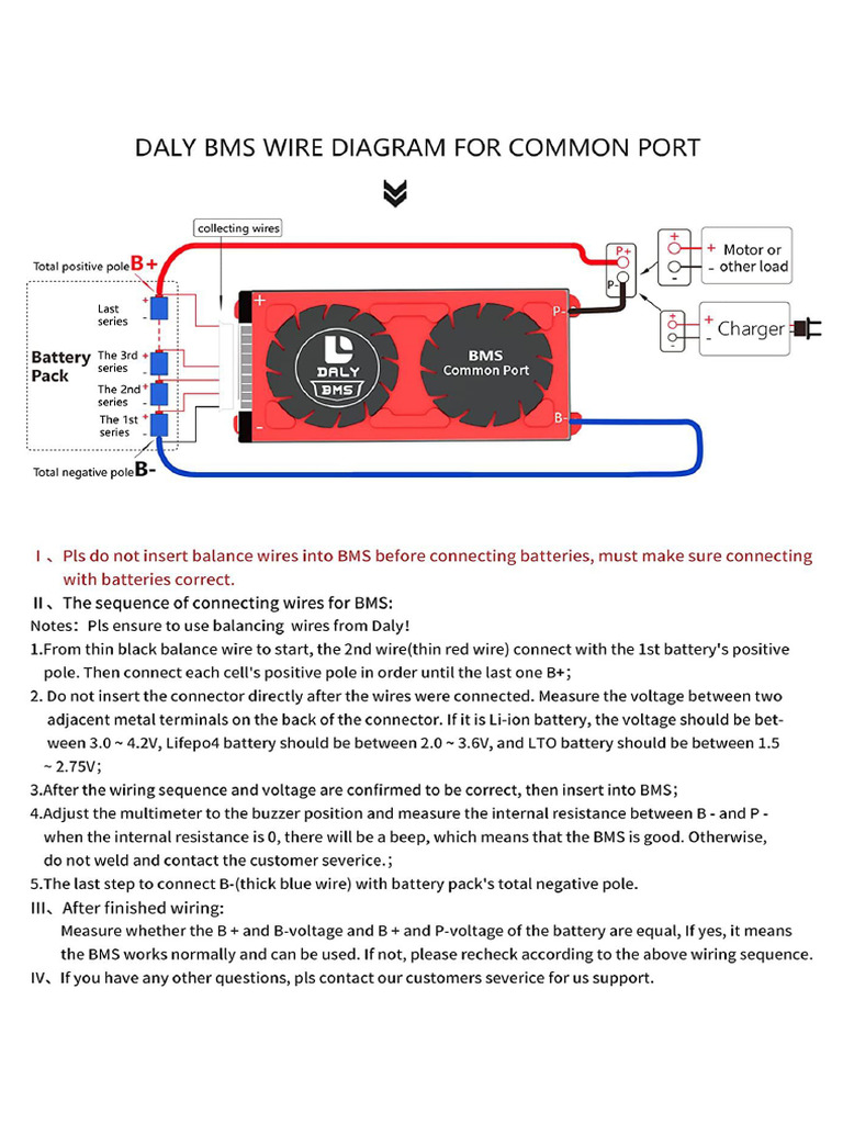 DALY Wiring Diagram | PDF