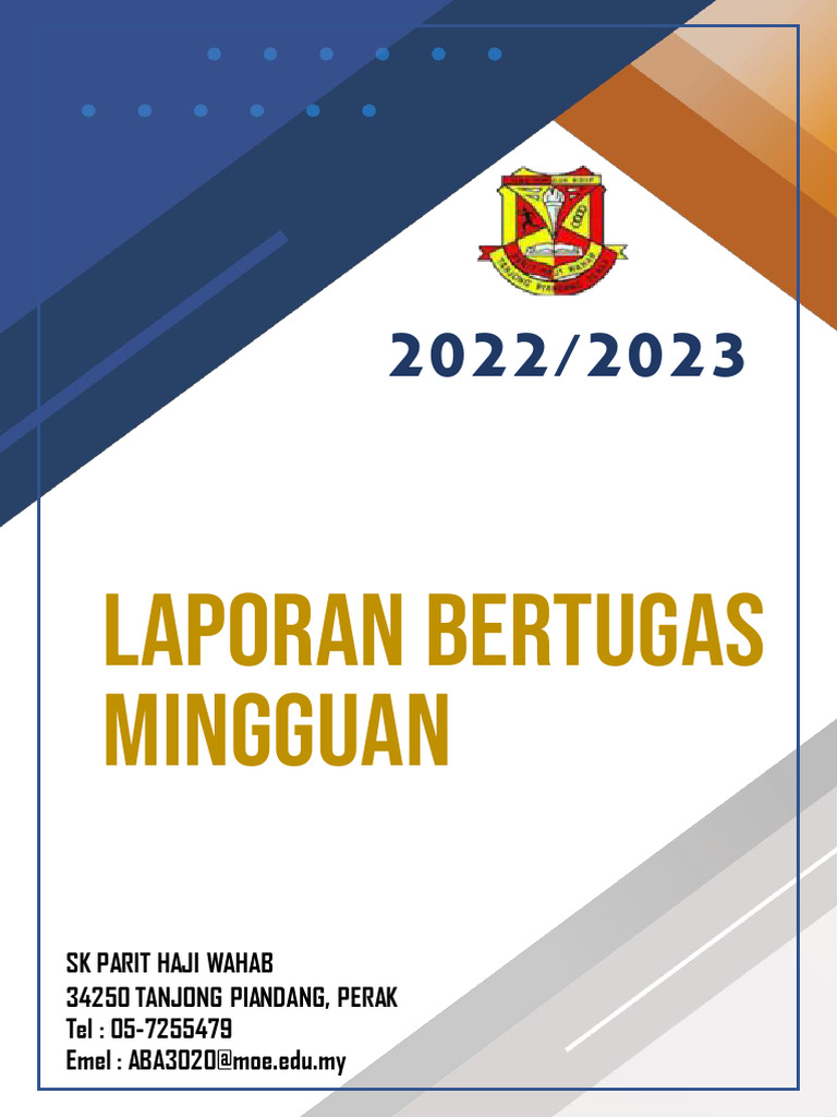 Buku Laporan Guru Bertugas Mingguan | PDF