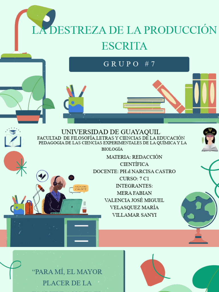 Produccion Escrita-Grupo #7 | PDF