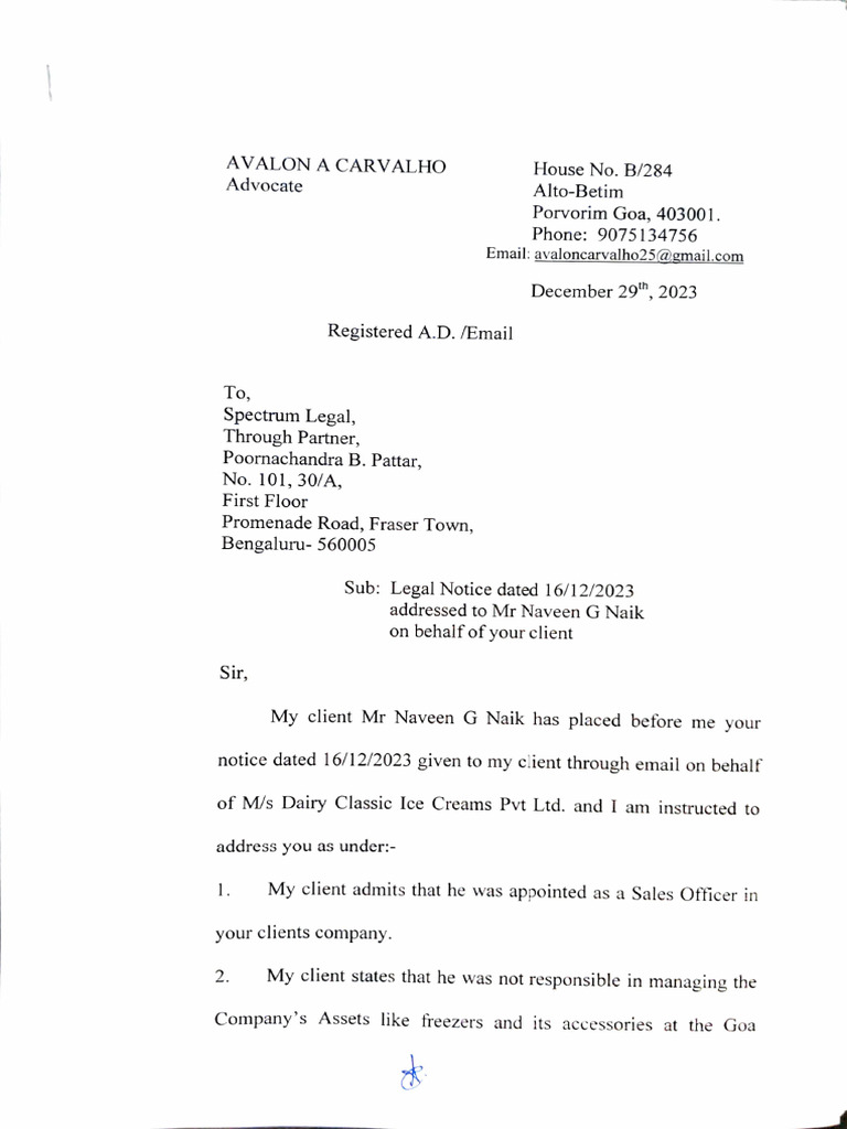 Reply Legal Notice | PDF | Common Law | Justice Reply Legal Notice | PDF | Common Law | Justice