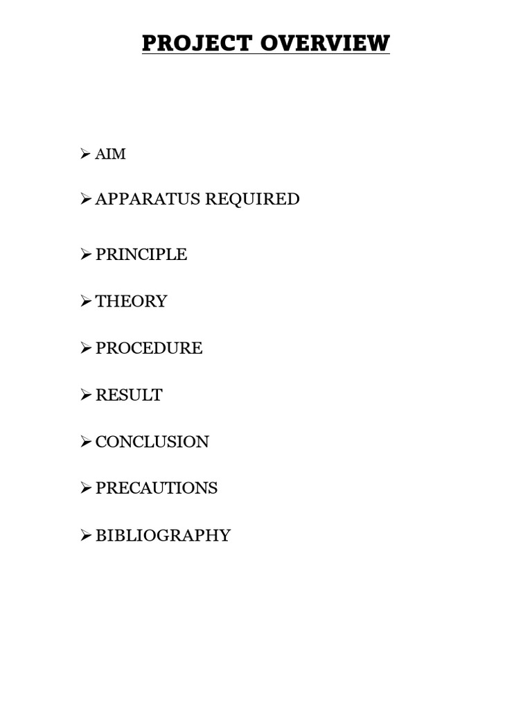 Project Overview | PDF