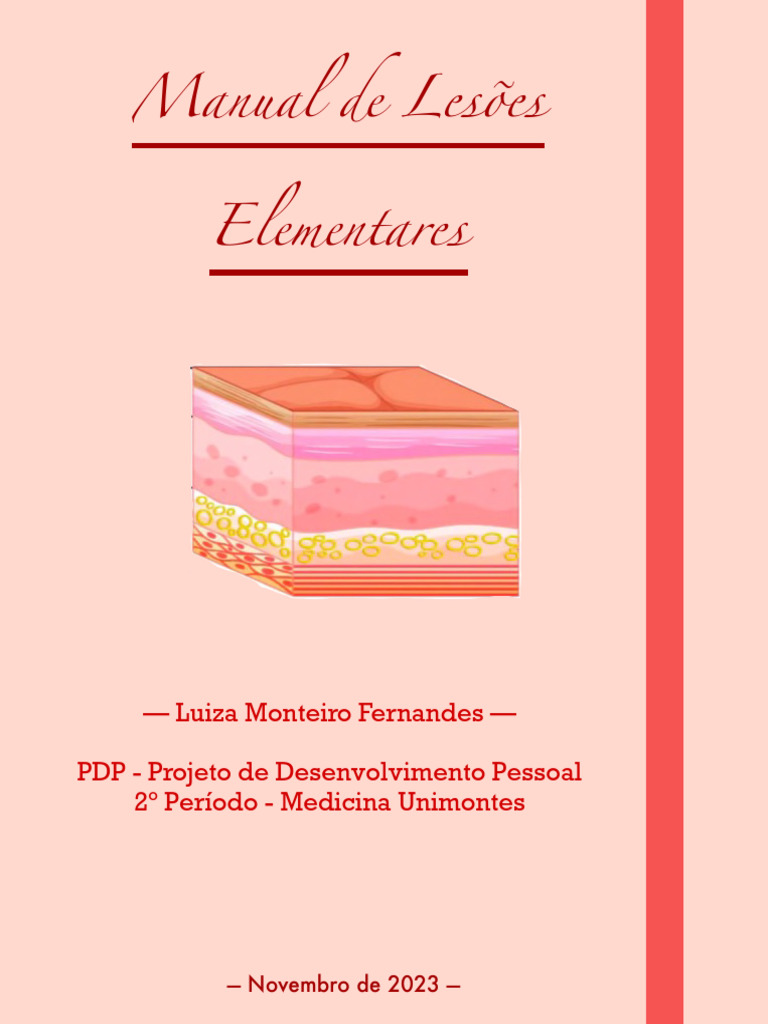 Manual de Lesões Elementares da Pele | PDF | Pele | Sistema tegumentar