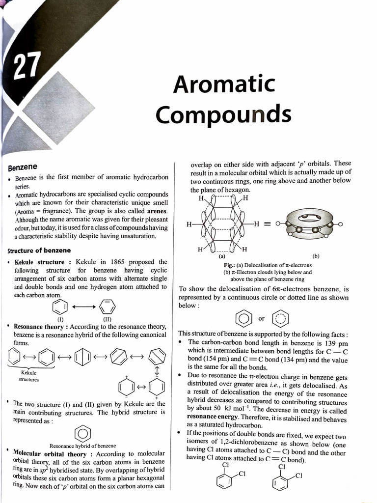 Aromatic Compounds | PDF | Aromaticity | Benzene