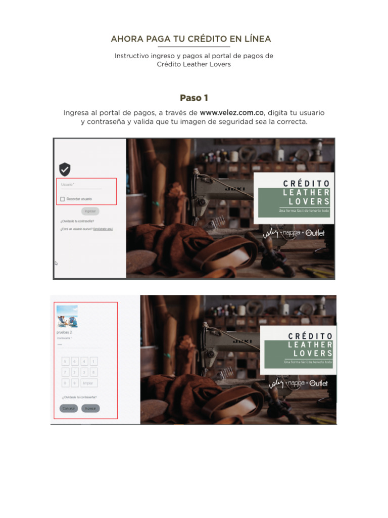 PDF Pagoenlinea Credito | PDF