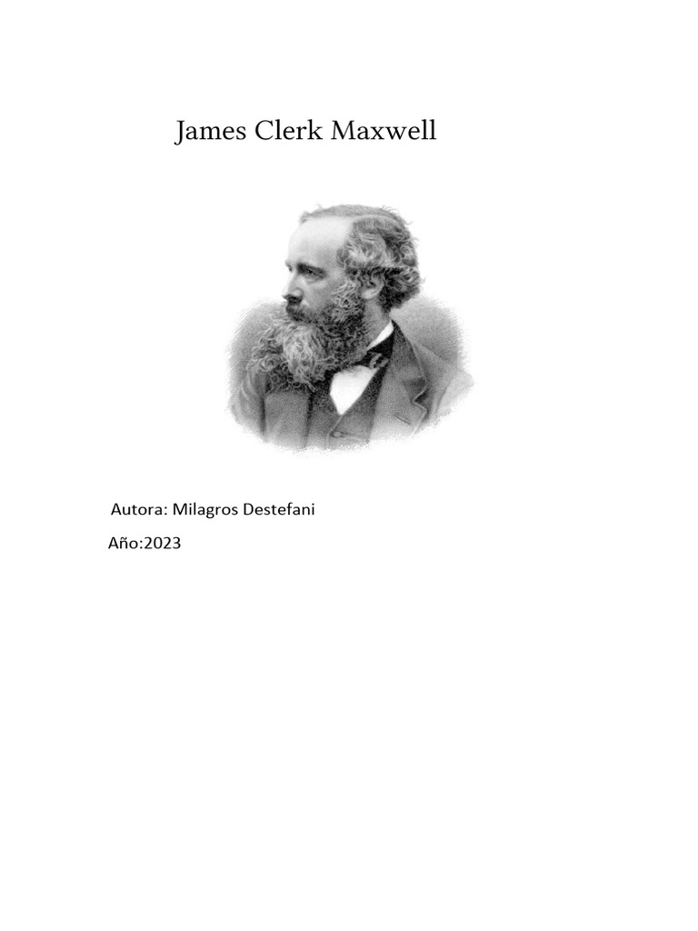 James Clerk Maxwell Física 3° | PDF | James Clerk Maxwell | Color