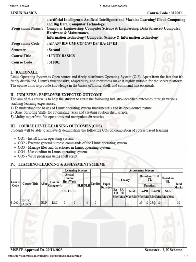 Linux Basics | PDF | Operating System | Computer File