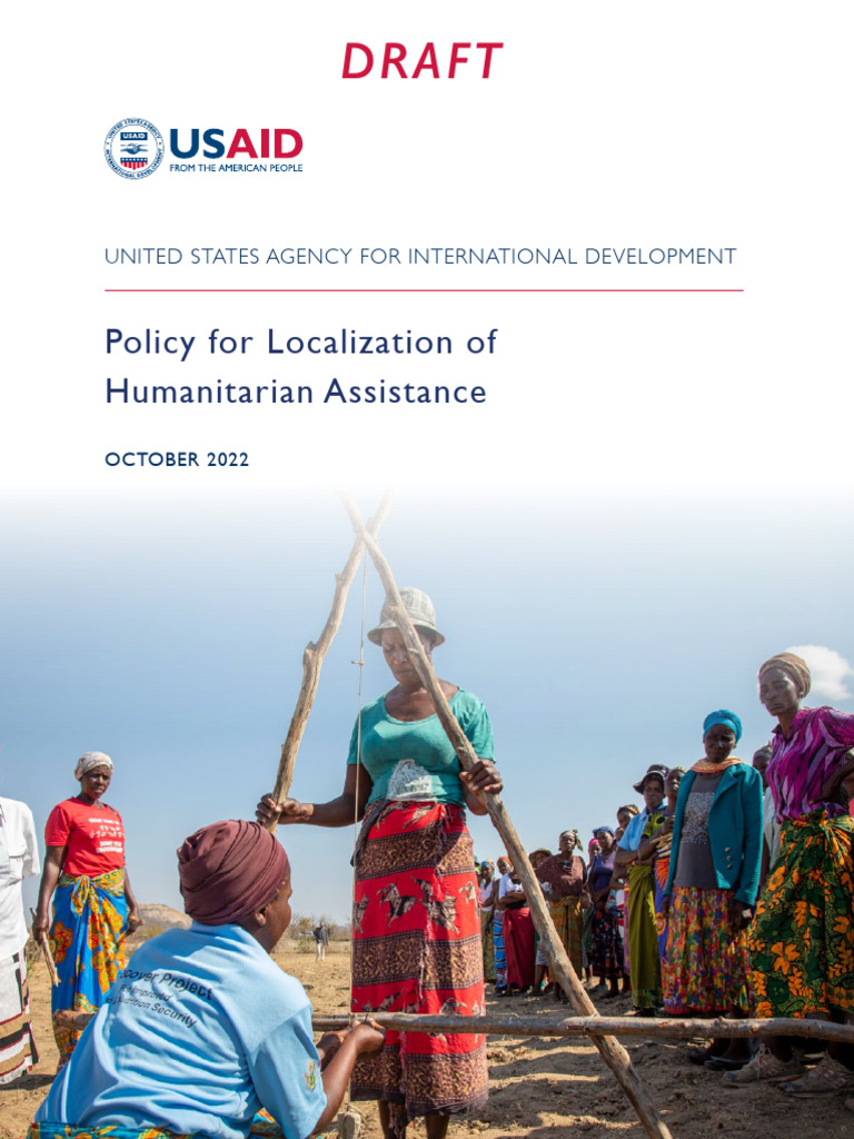 DRAFT USAID Policy Localization of HA 10242022 | PDF | Social Science