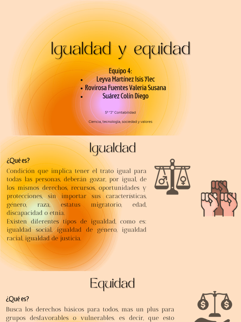 Igualdad y Equidad | PDF | Igualdad de género | Estudios de género