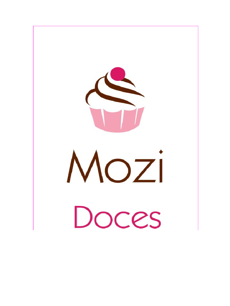 Caderno Receitas Mozi Doces | PDF | Chocolate | Chá