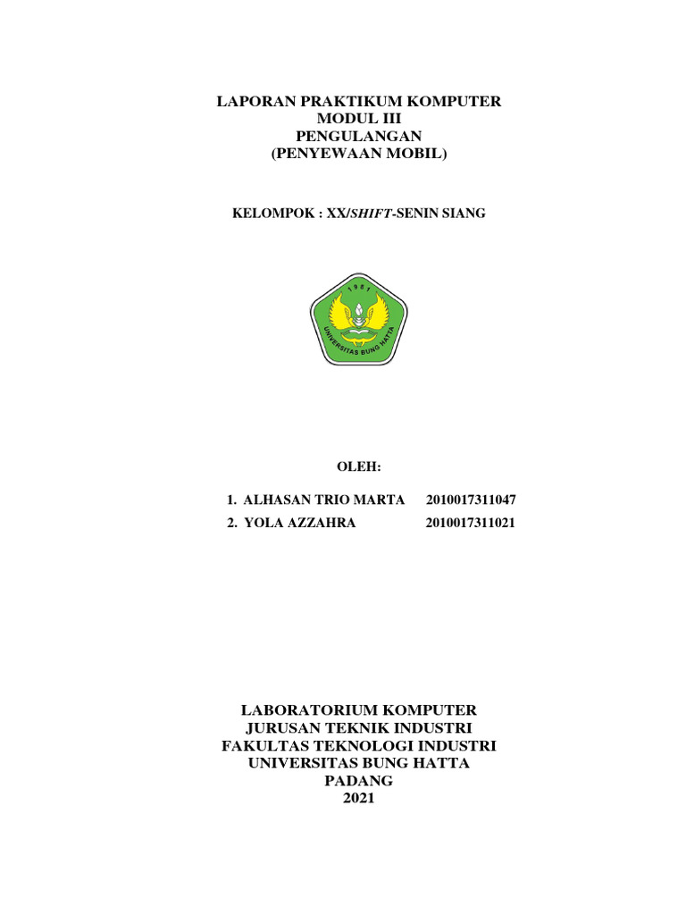 Laporan Praktikum Komputer Modul 3 | PDF | Komputer | Teknologi & Rekayasa