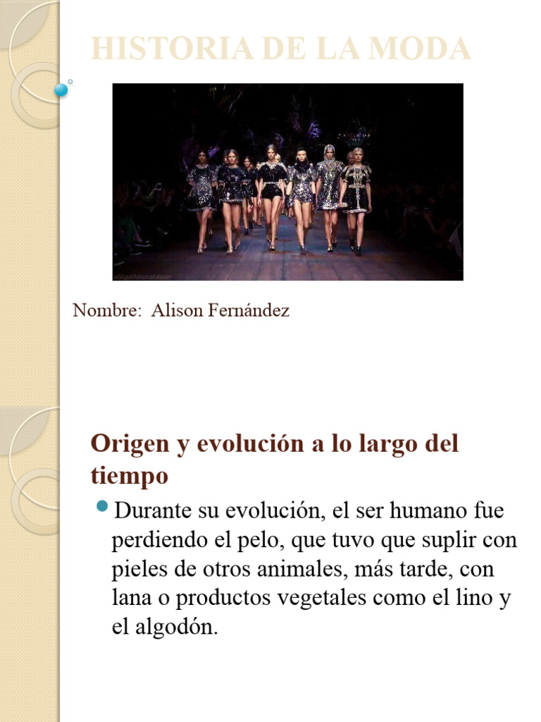 Historia de La Moda | PDF | Ropa | Moda