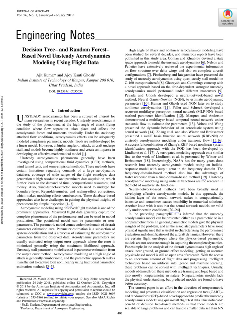 Decision Tree And Random Forest Based Novel Unsteady Aerodynamics Modeling Using Flight Data